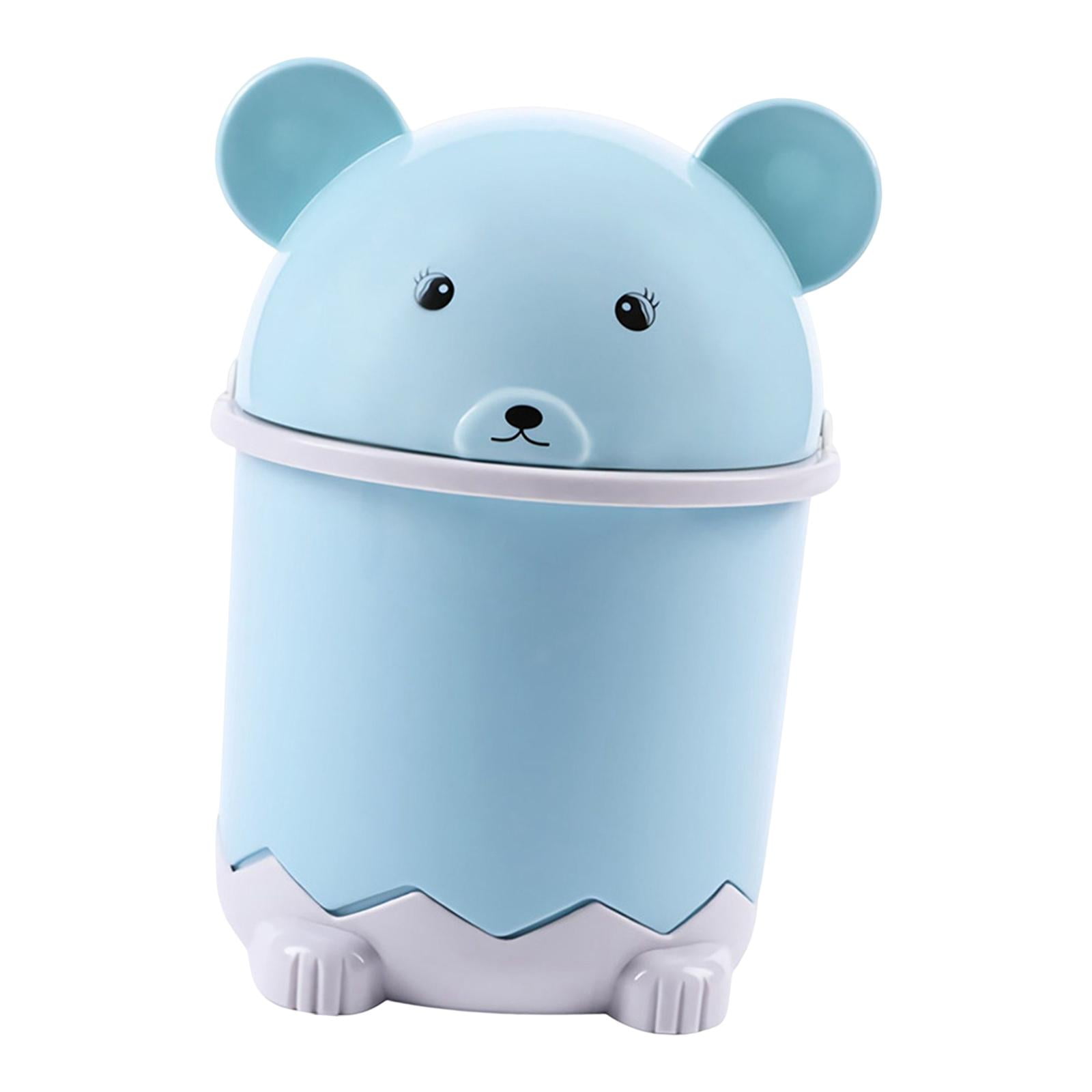 Modern Countertop Garbage Trash Can with Lid Office Counter Trash Bin ...