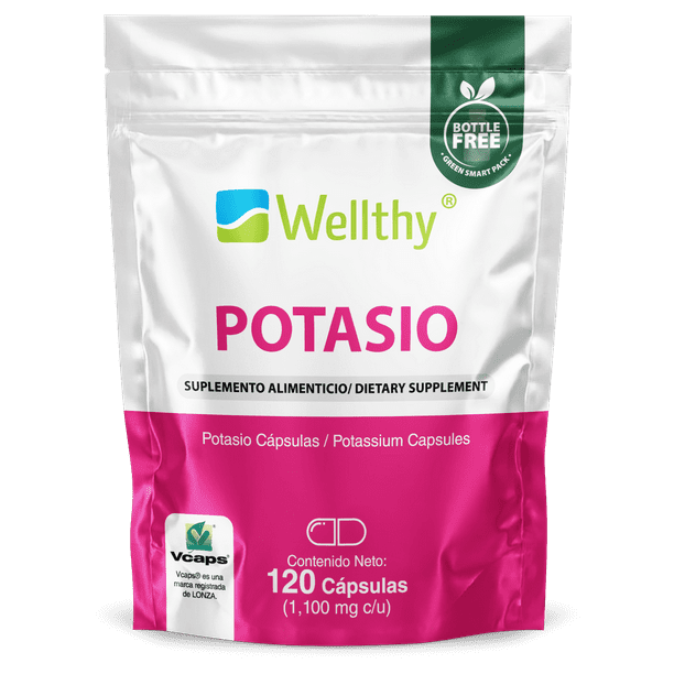 Cápsulas de Potasio WELLTHY UNISEX | Bodega Aurrera en línea
