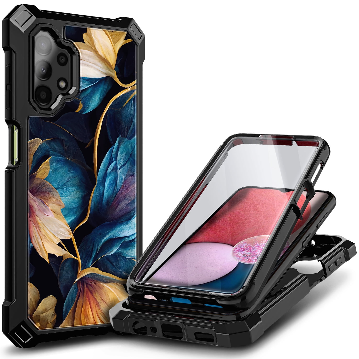 Nagebee Phone Case Compatible for Samsung Galaxy A13 5G with [Built-in Screen Protector] Full ...