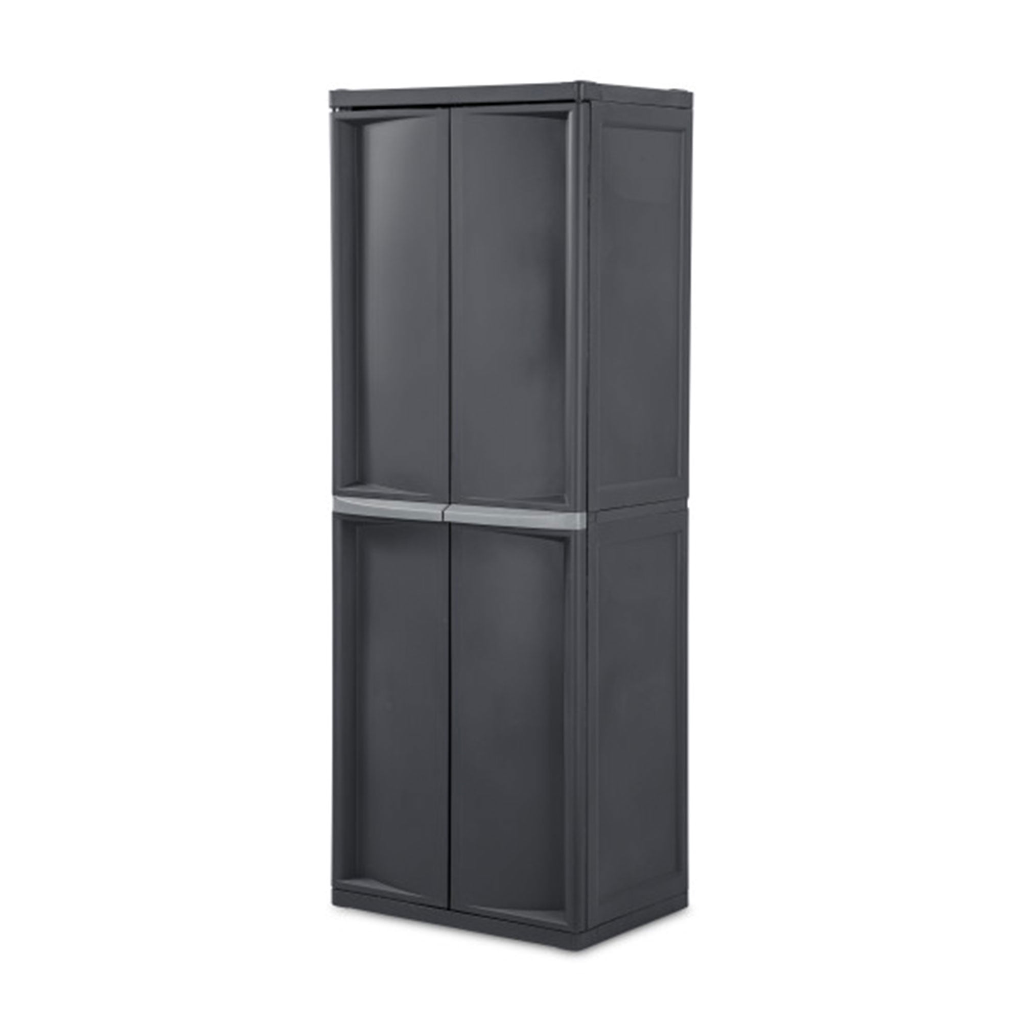 Click here for Sterilite 01423v01 4 Shelf Cabinet  Flat Gray  1-P... prices