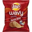 Lay's Wavy Original Potato Chips, Perfect for Dipping, Family Size, 10 ...