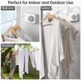 Retractable Clothesline 13.8Ft Heavy Duty Clothes Drying Laundry Line ...