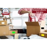 Royal Green Colored Labels ( 50mm x 31mm) Rectangle Stickers in 15 ...