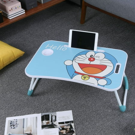 Foldable Bed Desk Bed Table Folding Cartoon Sofa Study Desk With Drawer ...