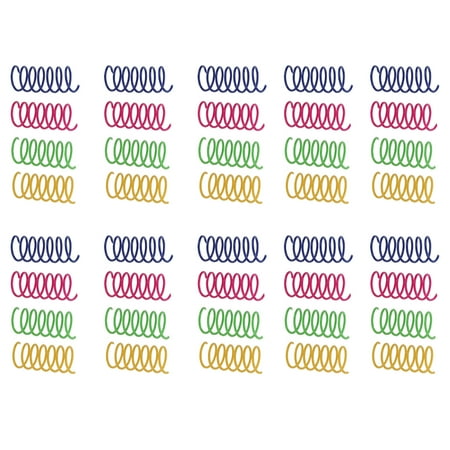 Cat Spring Toys, 40pcs Bite Resistance Cat Springs Tube Toys ...