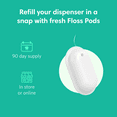 Quip Refillable Dental Floss Picks, Reusable Pick + Preloaded Dispenser ...