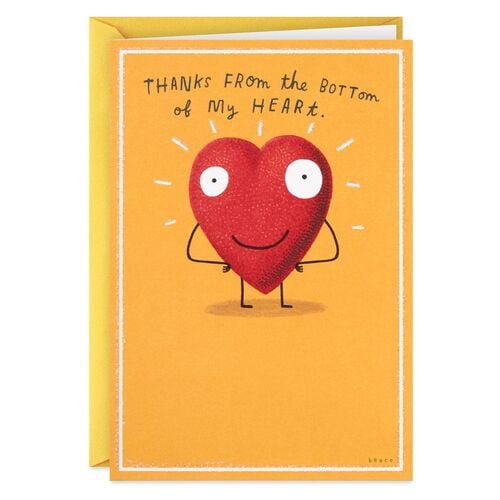 Thank You From The Bottom Of My Heart