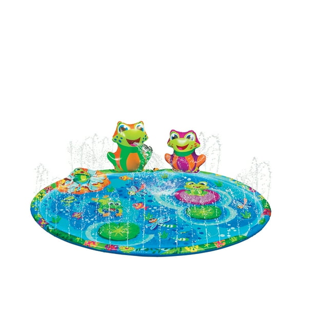 Banzai Froggy Pond Splash Mat Sprinkler - Outdoor Toy - Walmart.com