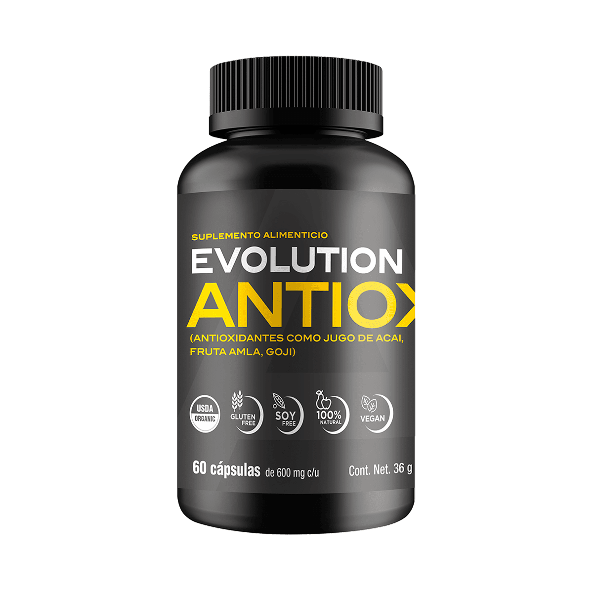 Evolution Antioxidante, Antiox Bote Natural 36 G (60 Caps) Evolution Nutraceutical Evolution ...