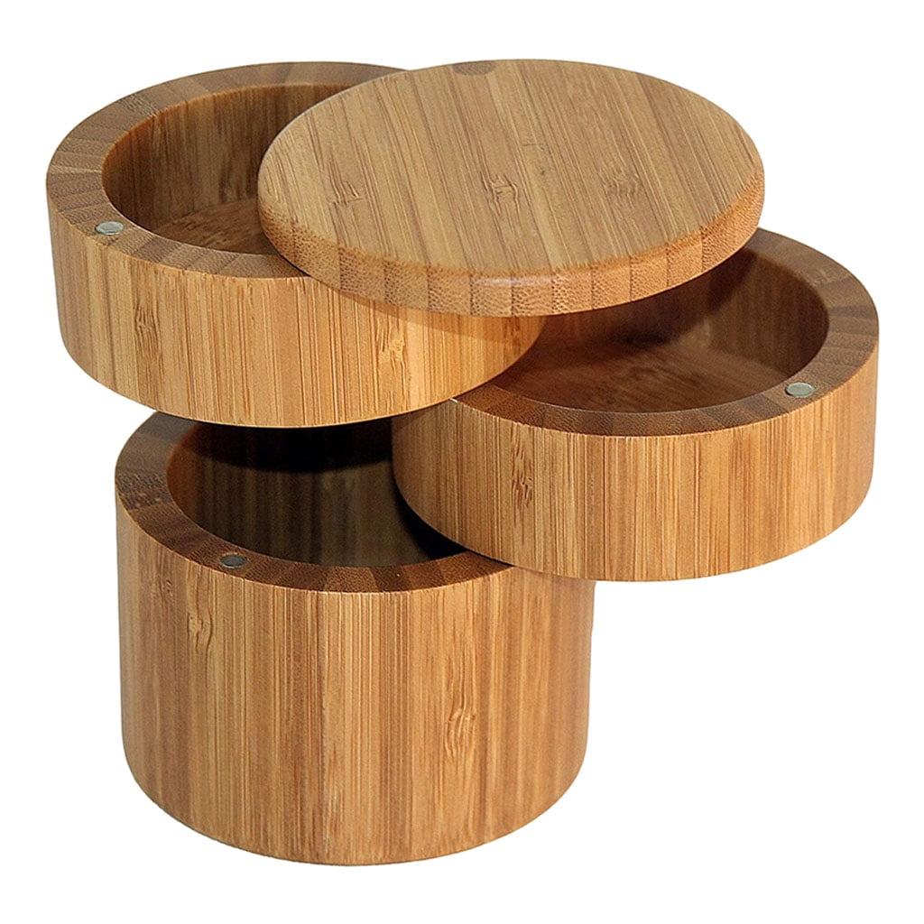 Click here for Siruishop 3 Tiers Bamboo Spice Storage Box Seasoni... prices