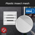 6 Inch White Plastic Exhaust Air Vent Cover, Dryer Vent Cover - Walmart.com