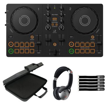 AlphaTheta DDJ-FLX2 Compact DJ Controller, 2-Channel, Rekordbox and ...