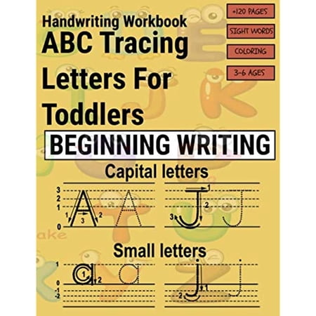 ABC Tracing Letters For Toddler: Handwriting Workbook, Alphabet ...