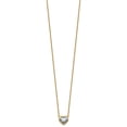 14k Solid Yellow Gold 1 1/2ct Cert Lab Grown Diamond VS+ F+ Love Heart ...