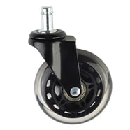 WEN 3-Inch Polyurethane Replacement Office Chair Swivel Caster Wheels ...