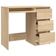 vidaXL Desk Computer Desk Office Desk Workstation with Drawer ...