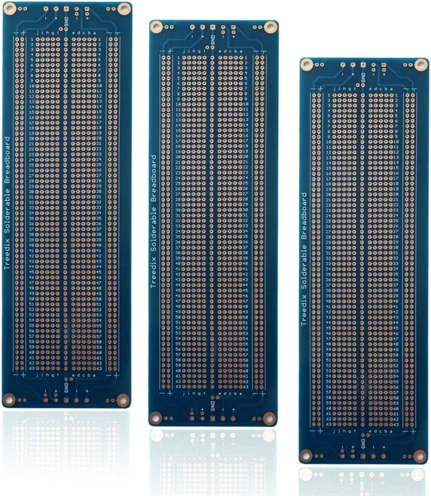 Treedix Solderable BreadBoard PCB Prototype Shield Board Double Sided ...