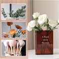 Acrylic Book Vase,Transparent Flower Vase Book Vase for Flowers,Clear ...