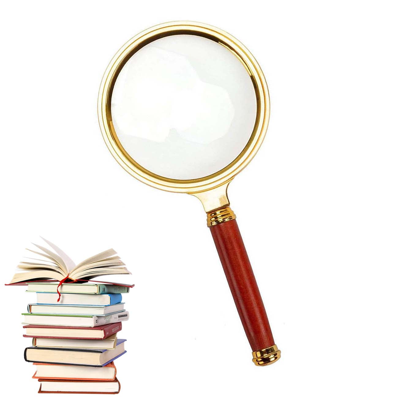 Reactionnx 10X Magnification Handheld Magnifier Magnifying Glass For 