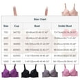 Homenesgenics Plus Size Bras for Women Women's Solid Color Maternity ...