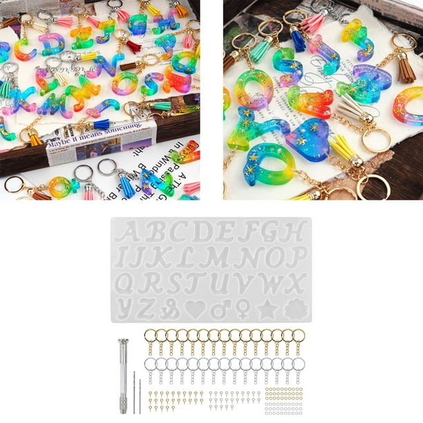 Alphabet Letter Resin , Reusable Easy to Letter Epoxy for Candy ...