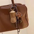 CEORPER Fashionable Winter Boot Shaped Keychain Practical Polyester And ...