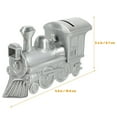 EXHUMKY Metal Steam Train Saving Pot Coin Box Accepts Multiple Coins ...