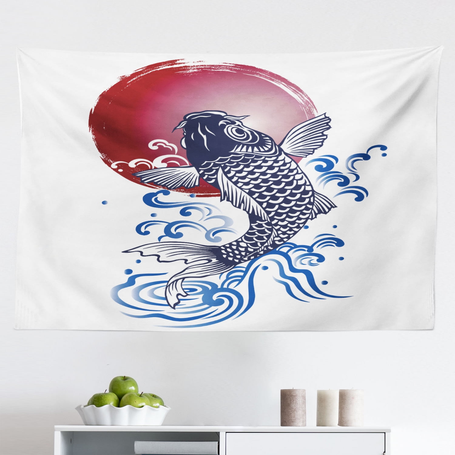 Fish Tapestry, Little Fishes United to Fight with Big Fish Theme ...