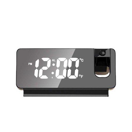 Goriertaly PVC Digital Clock Mirror Surface Replacement 180 Degree ...