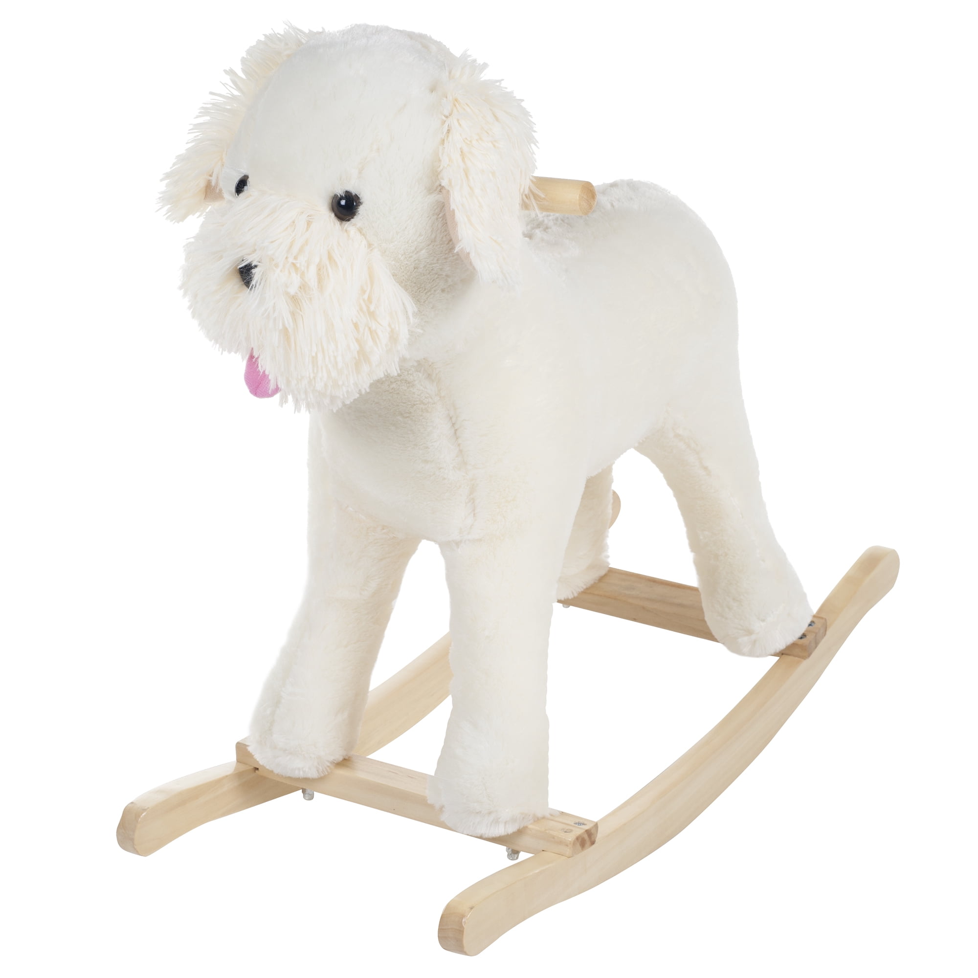 Rocking Sherman Schnoodle Dog Rocking Horse Animal Ride On Toy by Happy ...