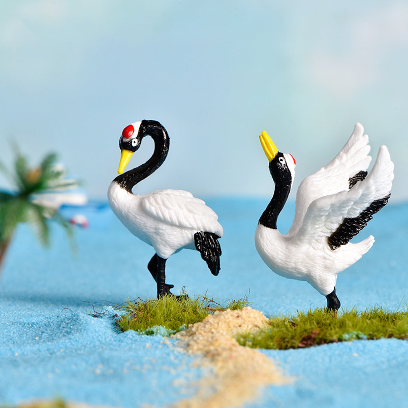 Cheers.US 9 Pcs Small Animal Statues Home Decor Modern Style Home ...