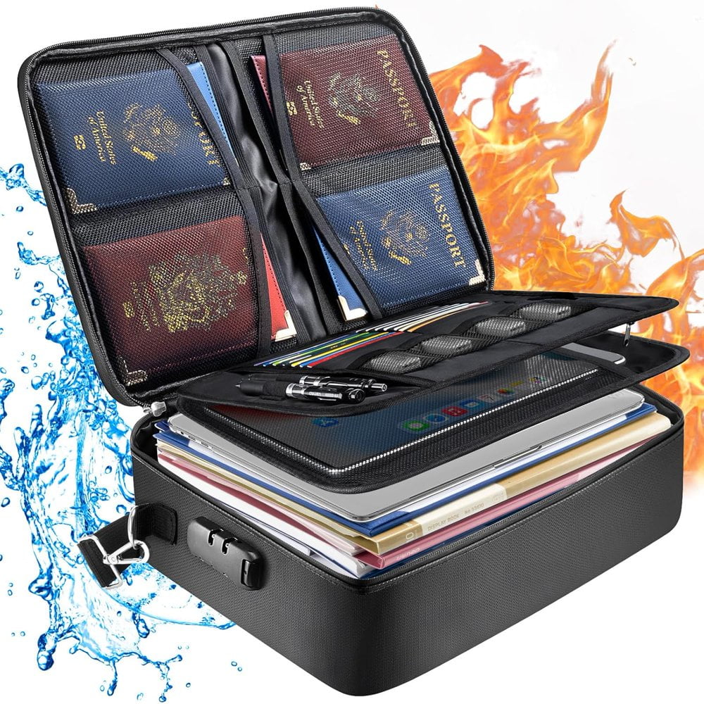 Click here for Eastin Fireproof Document Bag File Organizer Bag W... prices