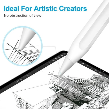 Upgraded Pencil Tips for Apple Pencil ,No Wear Out Fine Point Precise ...