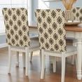 Bohemian Diamond Pattern Chair Back Covers Set of 8, Boho Tribal ...
