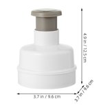 IDEANATEGRATE 1Pcs Hamburger Patty Mold Stainless Steel PP Material for ...