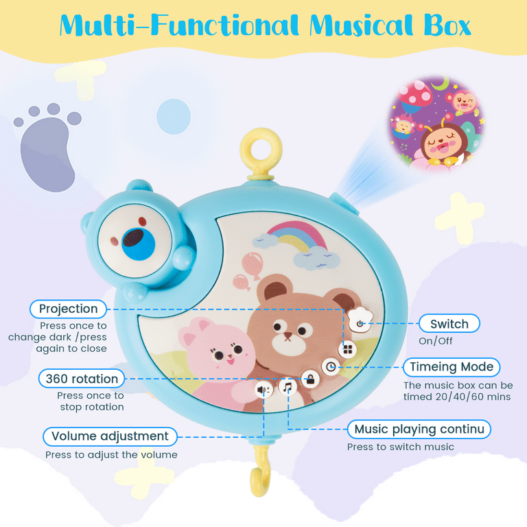 Baby Ceiling Projector Mobile | Shelly Lighting