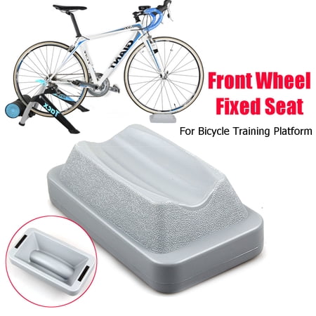 1Pcs Grey Indoor Bicycle Trainers Riser Front Wheel Block Stabilize ...