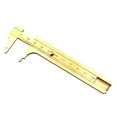 JROCHE Brass Vernier Caliper Double Scale Mini Pocket Sliding Vernier ...