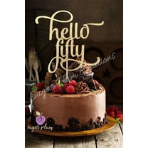 Custom Happy Birthday Cake Topper - Walmart.com