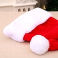 Adult Christmas Santa Claus Hat, Plush Santa Cap, Velvet Headwear ...