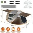 iMounTEK Automatic Pop-up Camping Tent, 8 Person, Waterproof, Windproof ...
