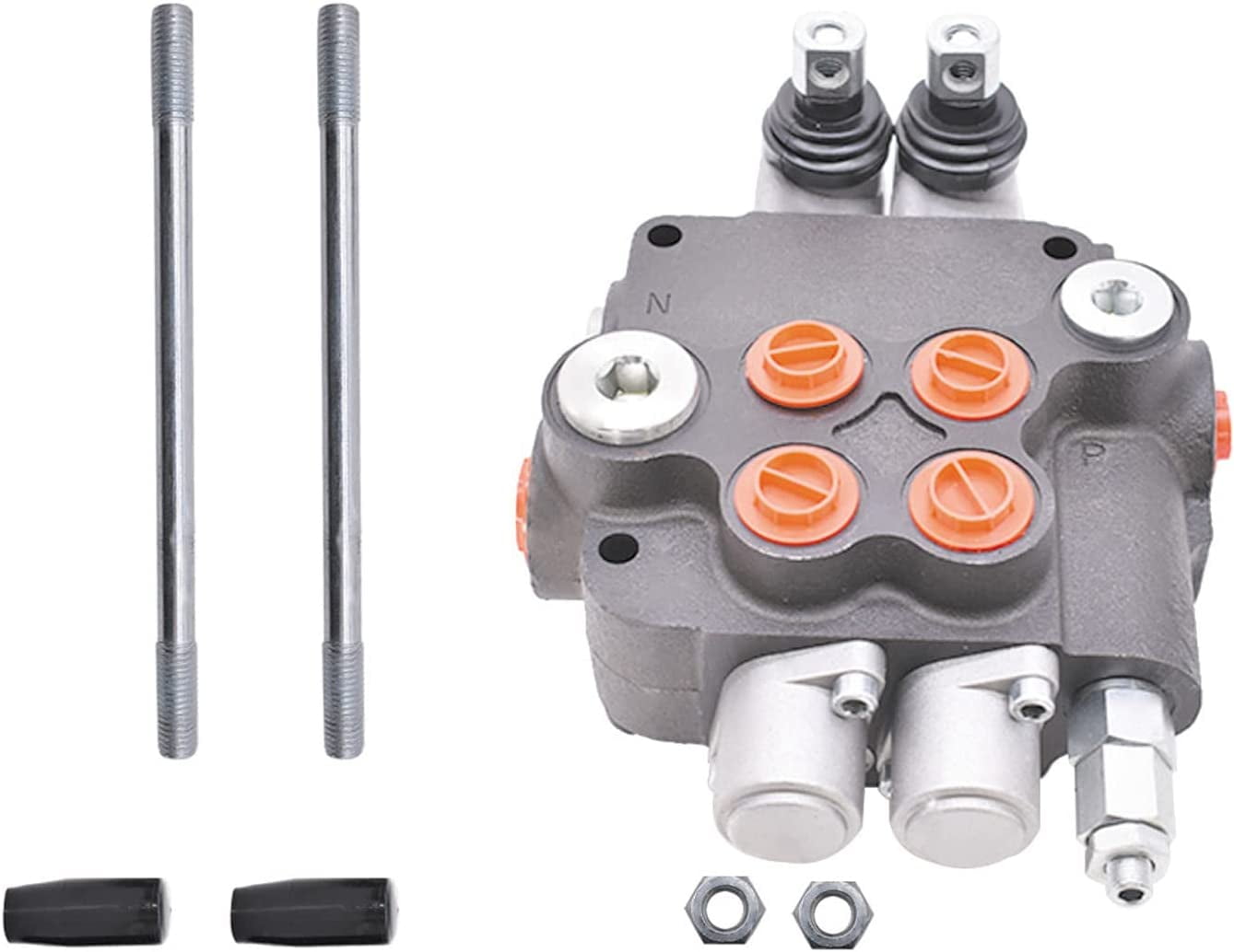 Handdo 2 Spool Hydraulic Directional Double Acting Control Valve for ...