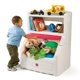 Step2 Lift & Hide 38"H Kids Plastic Storage Bin and Toy Organizer, Red ...