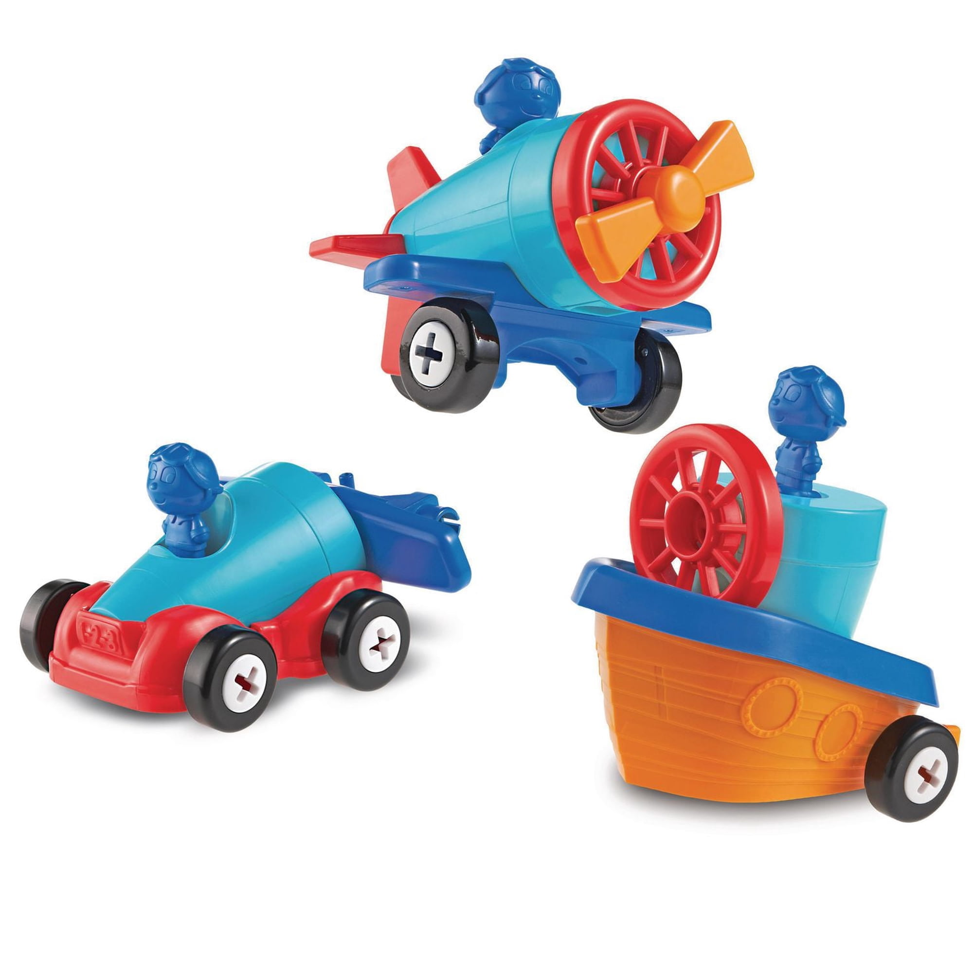 Click here for Learning Resources - 1-2-3 Build It! Car-Plane-Boa... prices