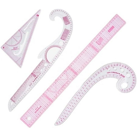 Strong and Long-Lasting4Pcs / Set Ruler Tailor Measuring Kit Sewing ...