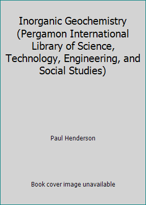Pre-Owned Inorganic Geochemistry (Pergamon International Library of ...