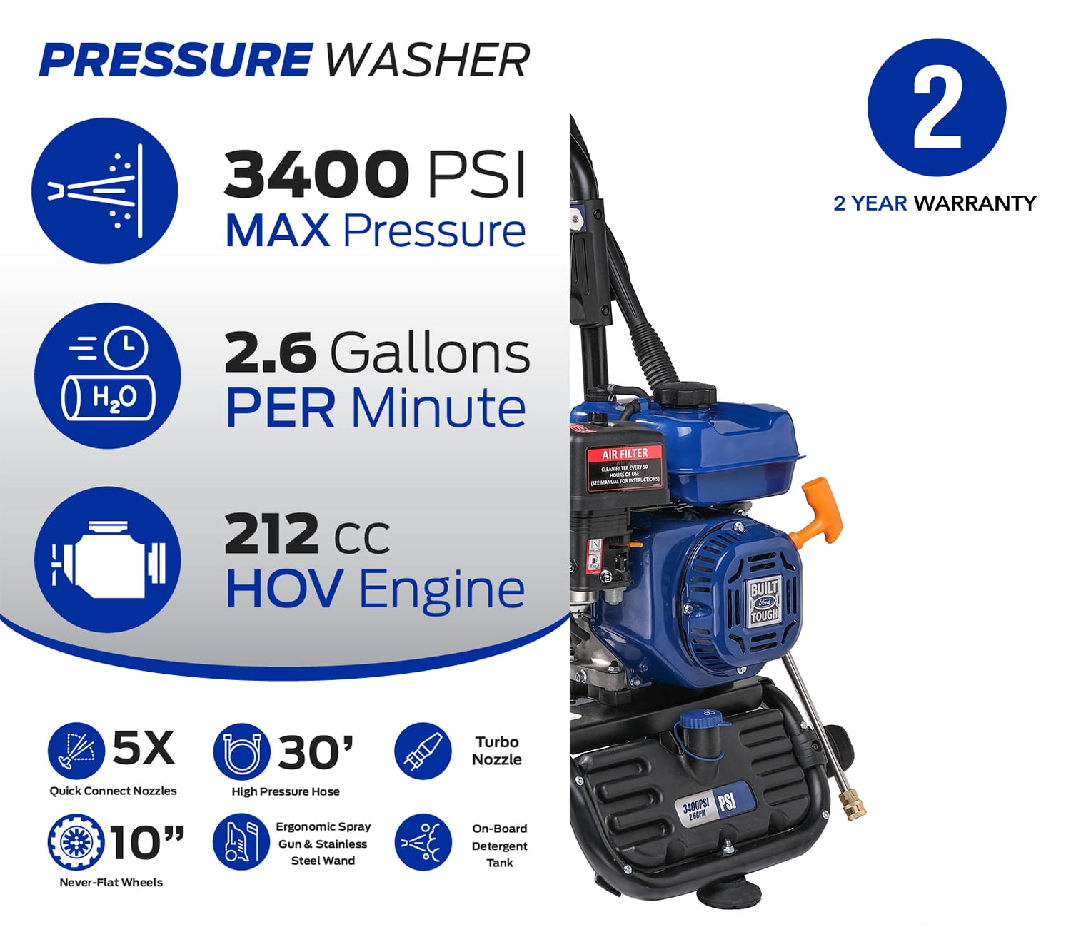 Ford 3100 psi pressure washer store