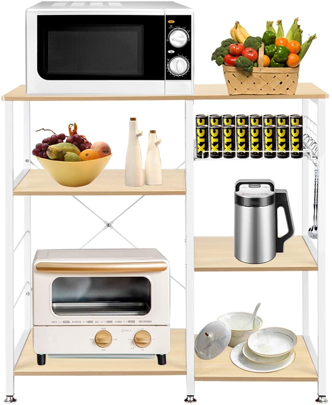 Kitchen Baker's Rack Free Standing Baker's Rack, Utility Microwave Oven ...