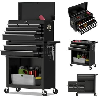 HPDAVV Detachable 3 Drawer Tool Chest Large Storage Cabinet and ...