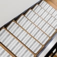 Abstract Gray Stripes Stair Treads Non Slip for Steps Rustic Watercolor ...